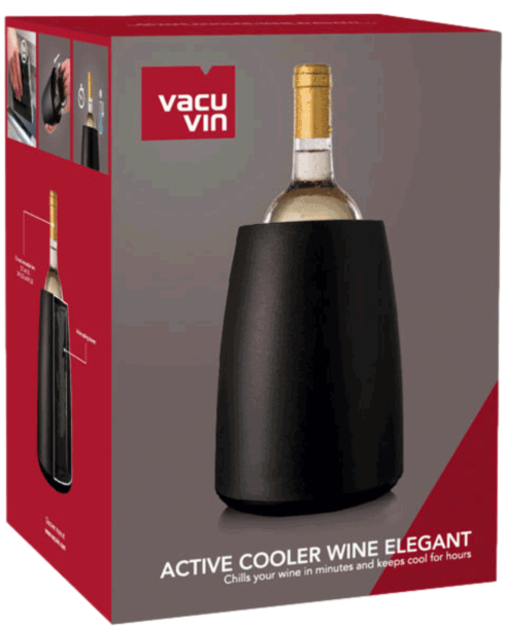 Champagne Bucket Prestige Black | Greece and Grapes