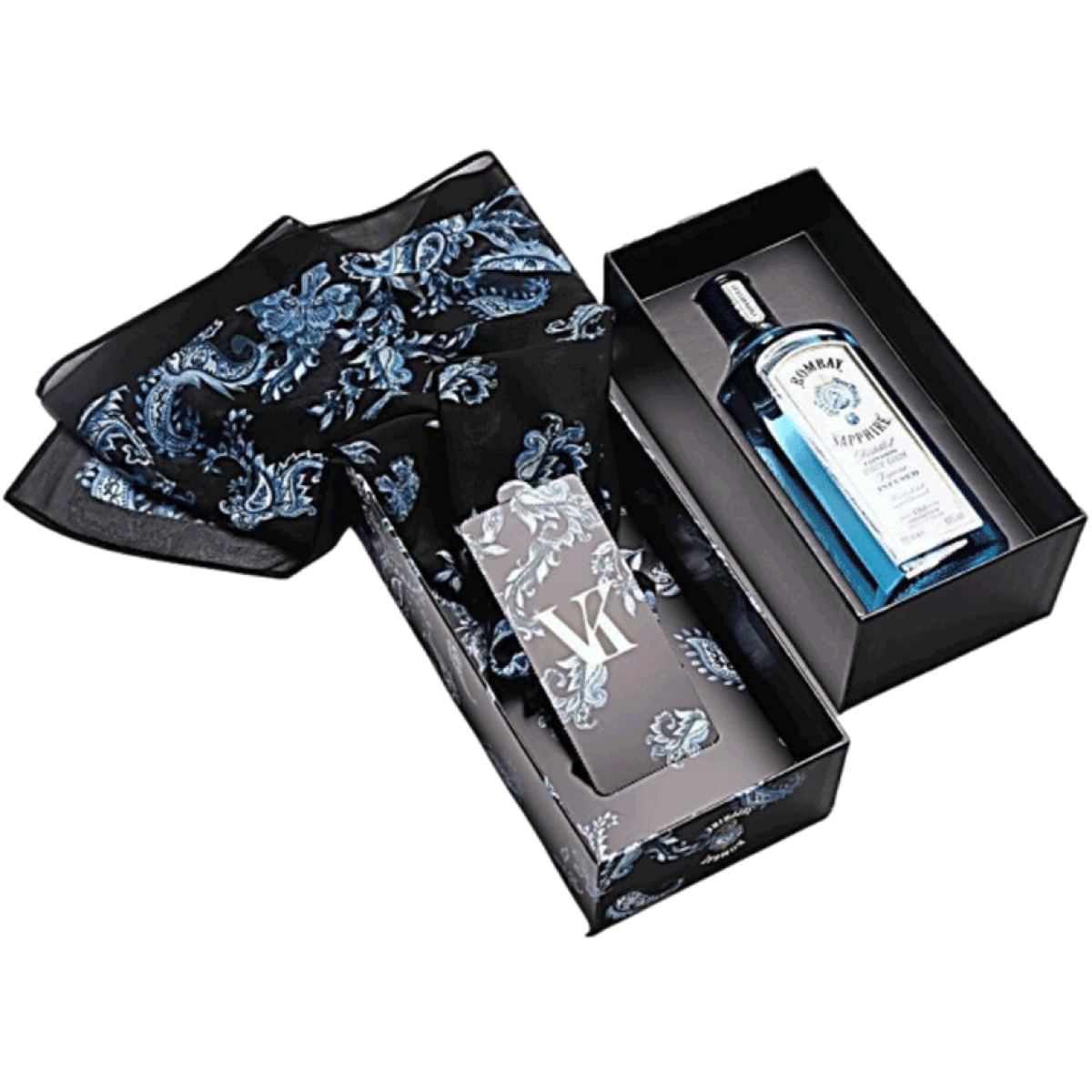 Bombay Sapphire Gin Vassia Kostara Festive Gift Box | Greece and Grapes