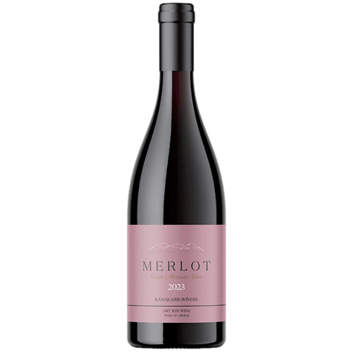 Kanakaris Winery Merlot High Altitude Vines 2024 | Greece and Grapes