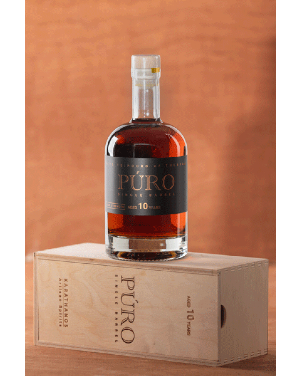 Puro Single Barrel Cask Strength 10 χρόνια Παλαιωμένο Τσίπουρο | Greece ...
