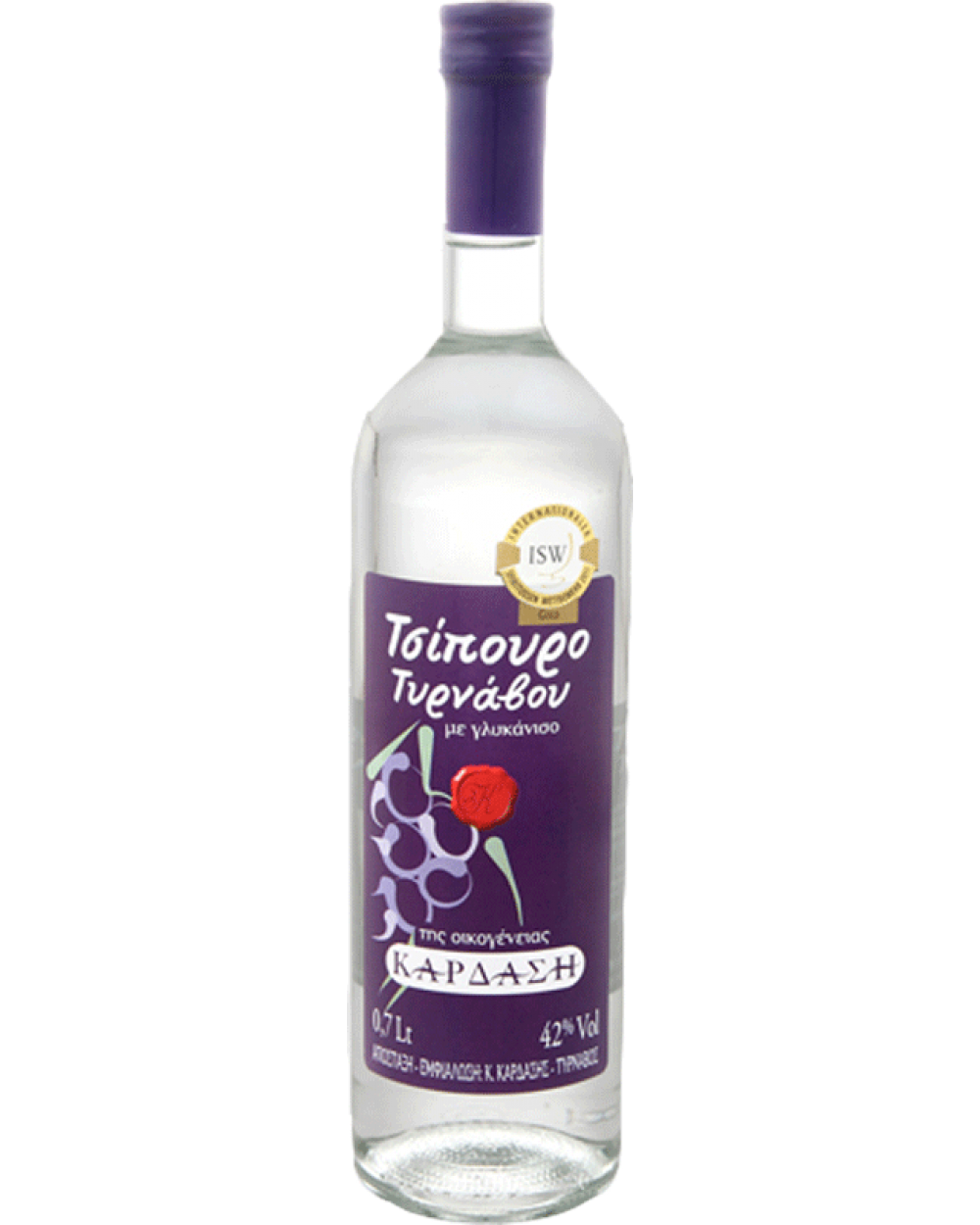 Tsipouro Tirnavou with anise | Greece and Grapes