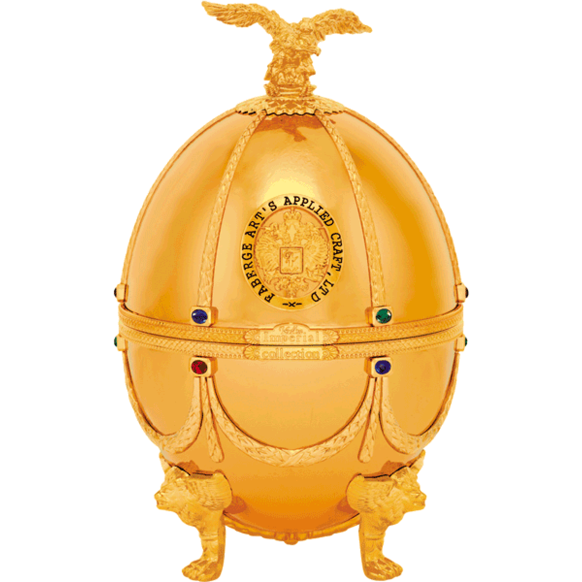 Ladoga Imperial Collection Super Premium Vodka 700ml in Golden Faberge ...