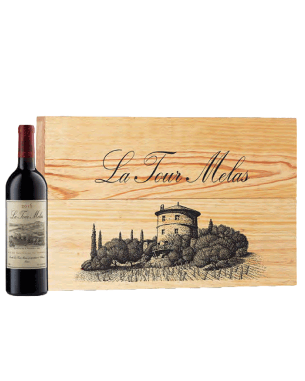 La Tour Melas Ξυλινη κασετίνα 6 φιαλών | Greece and Grapes