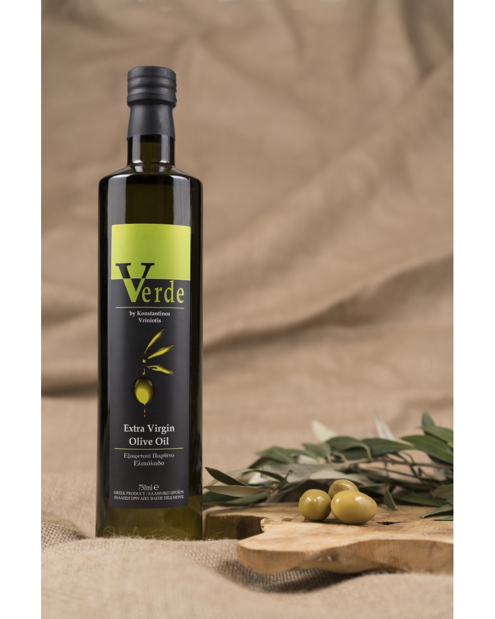 Οινοποιείο Βρυνιώτης Verde Έξαιρετικά Παρθένο Ελαιόλαδο 750ml | Greece ...