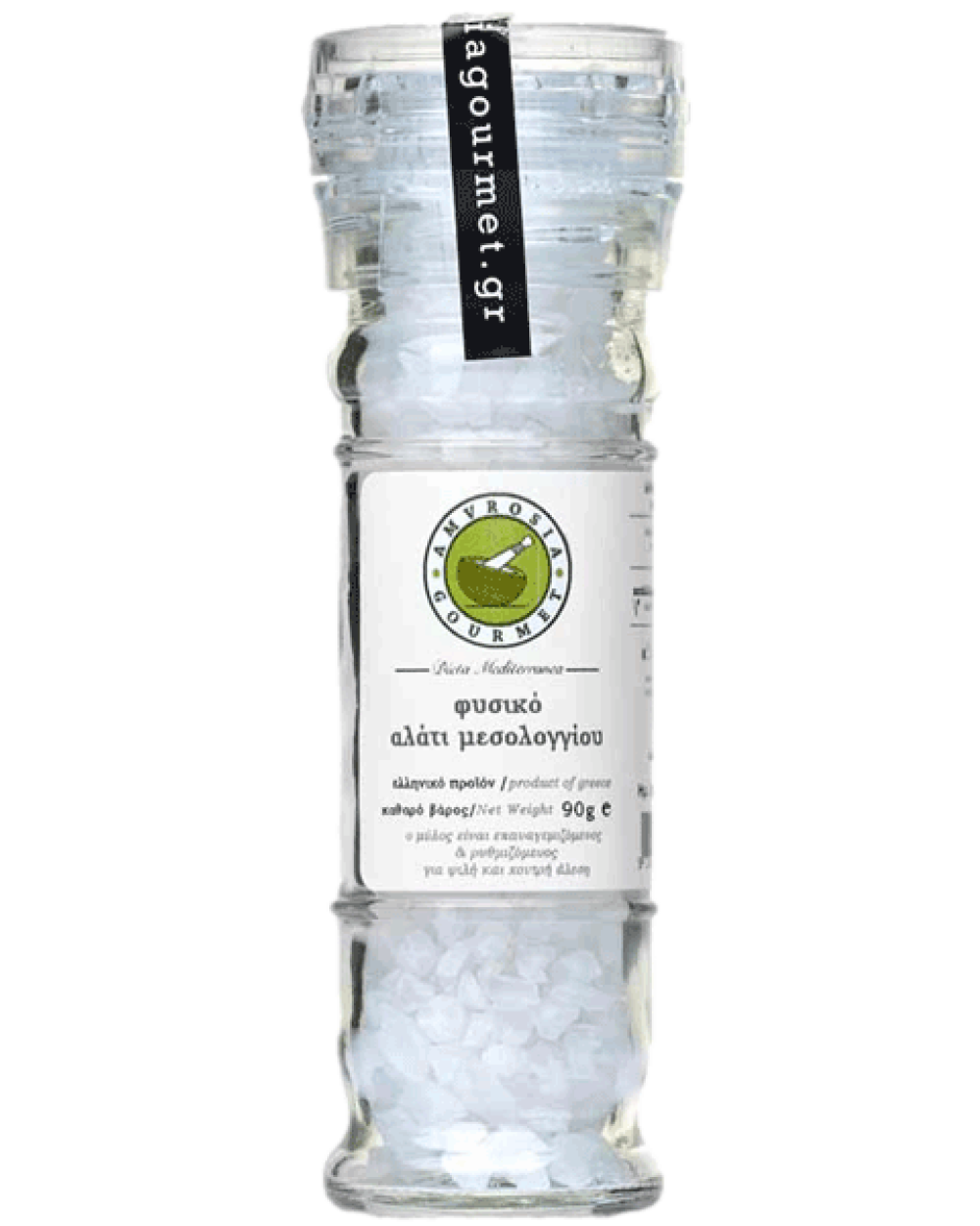 Amvrosia Gourmet Coarse Sea Salt from Messolonghi | Greece and Grapes