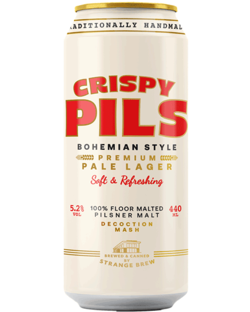 Strange Brew Crispy Pils Bohemian style pilsner 440ml | Greece and Grapes