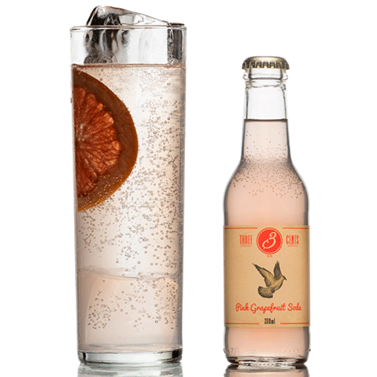Three Cents Pink Grapefruit Soda | Greece and Grapes