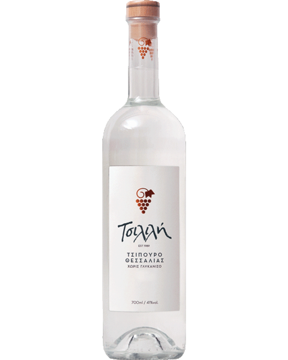 Tsipouro Tsililis without anise 0.7lt | Greece and Grapes